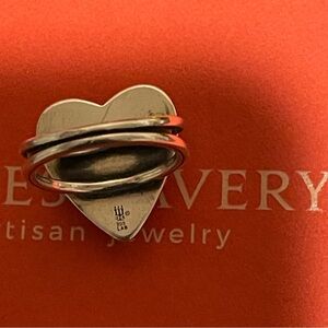 James Avery | Jewelry | James Avery Heart And Tulips Blue Triplet Ring ...